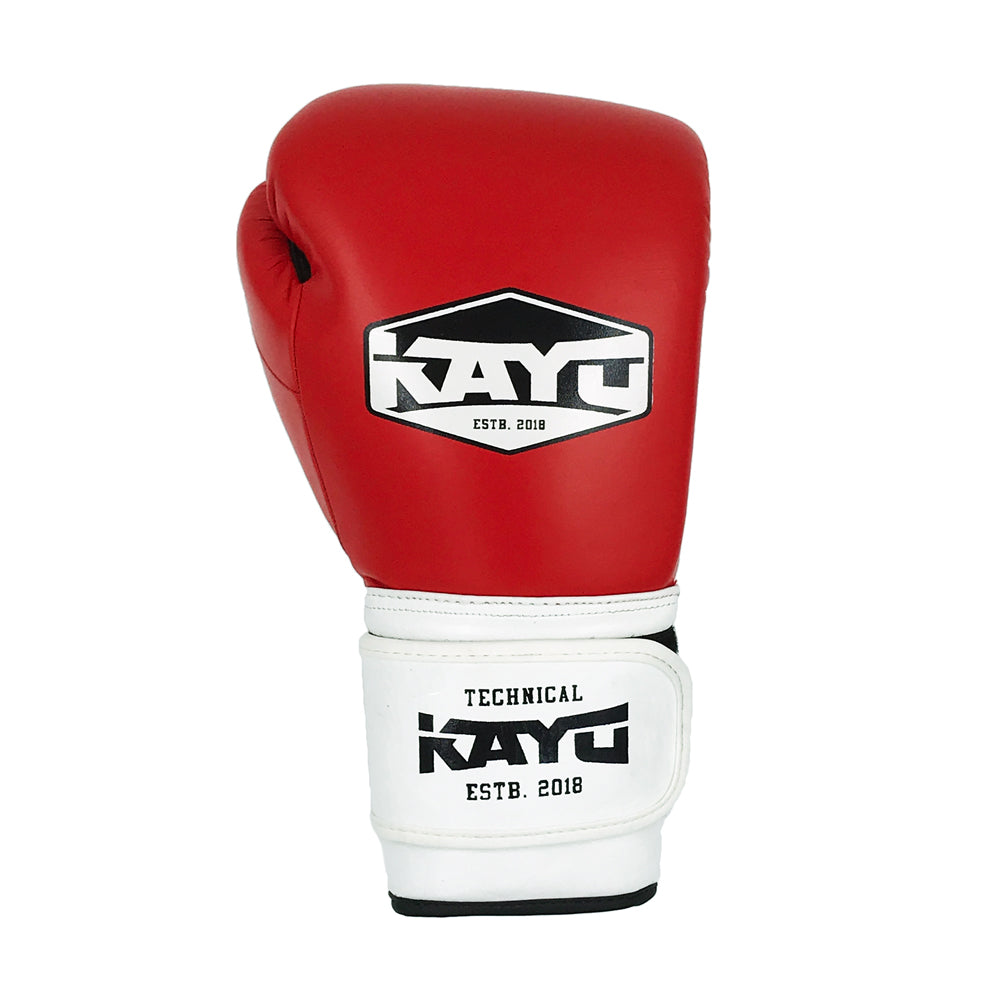 KAYO® Red Cowhide Leather Boxing Gloves – KAYO Sports
